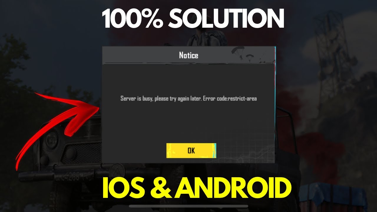 SERVER IS BUSY PLEASE TRY AGAIN ERROR CODE RESTRICT AREA PROBLEM SOLVED ...
