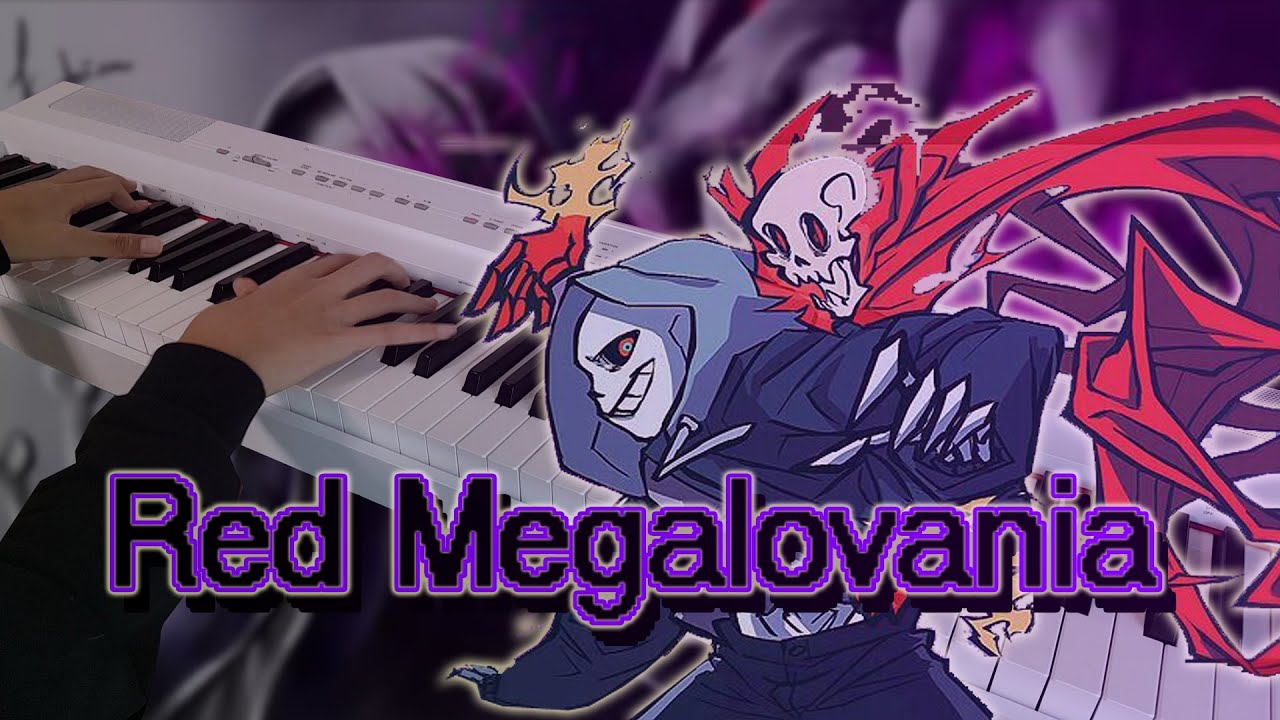 [Undertale AU] Dusttale - Red Megalovania Piano cover - YouTube