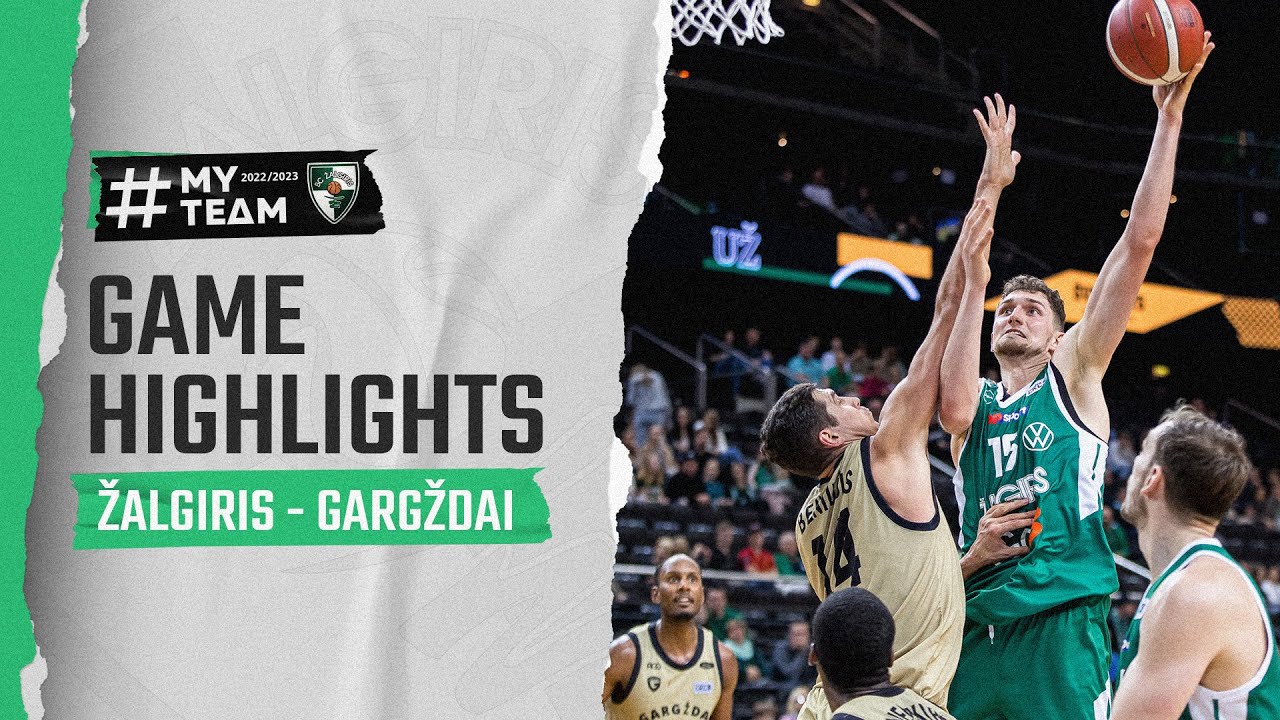 Zalgiris - Gargzdai | Game Highlights | 2022.10.16 - YouTube