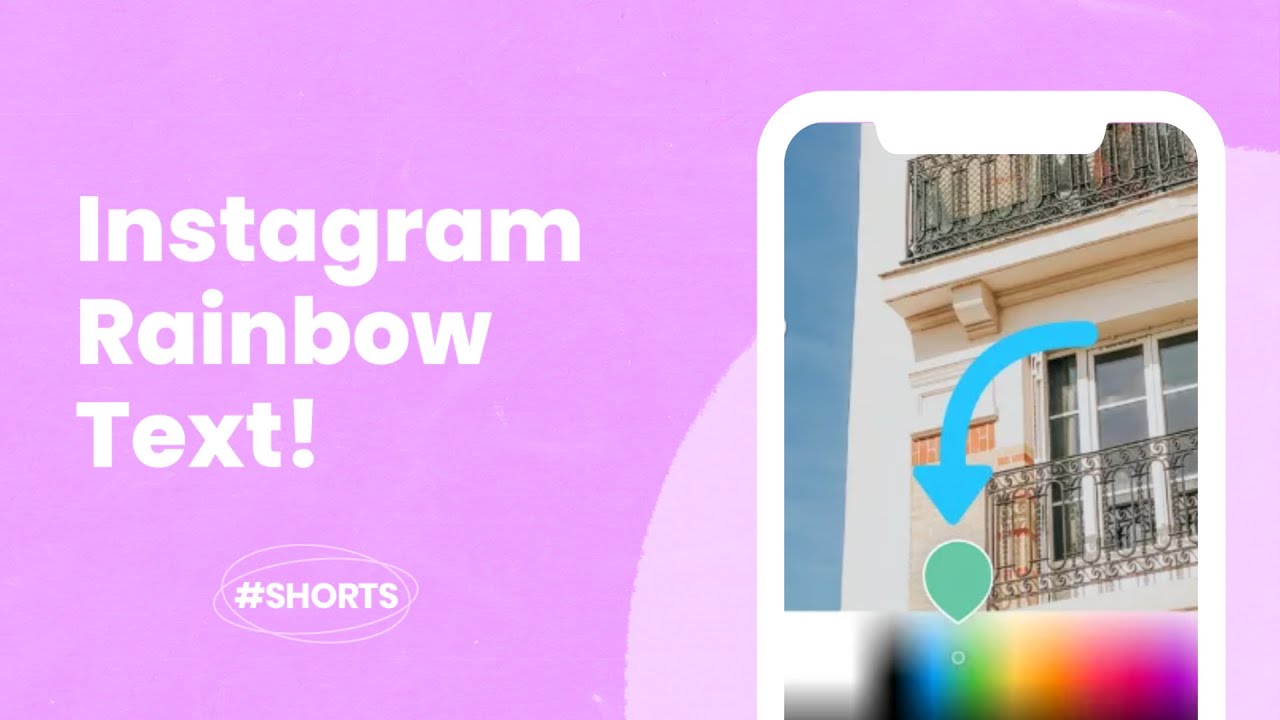 How To Get Rainbow Text On Instagram Stories shorts YouTube how-to-get-rainbow-text-on-instagram-stories-shorts-youtube
