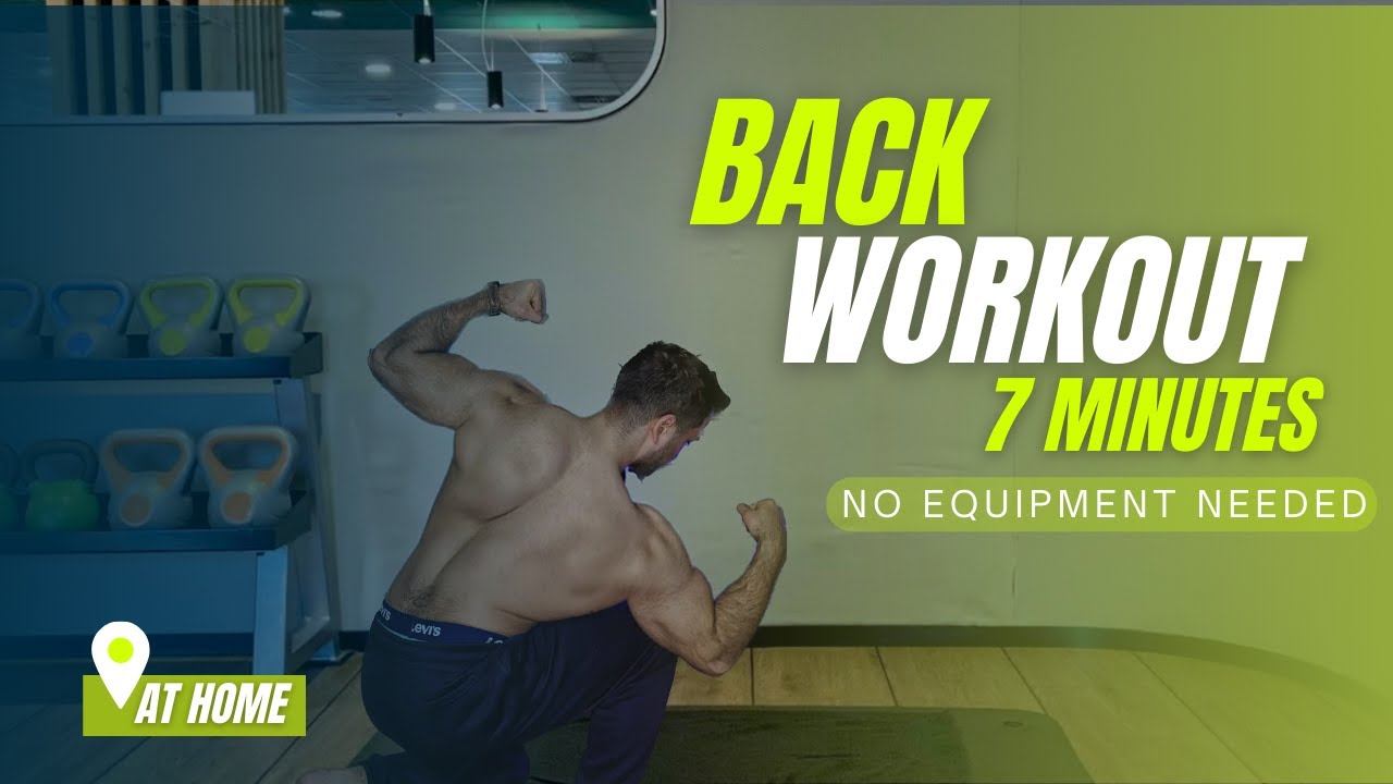 BACK WORKOUT AT HOME | HOW TO TRAIN BACK CORRECT | No Equipment - YouTube
