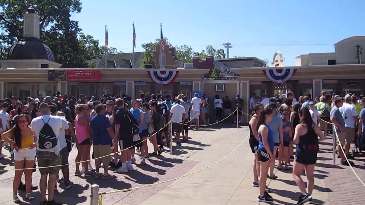 Six Flags Great Adventure's ticket booth. - YouTube