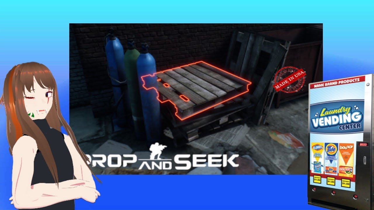 Quazzy Tries to Play Prop and Seek with Friends - YouTube