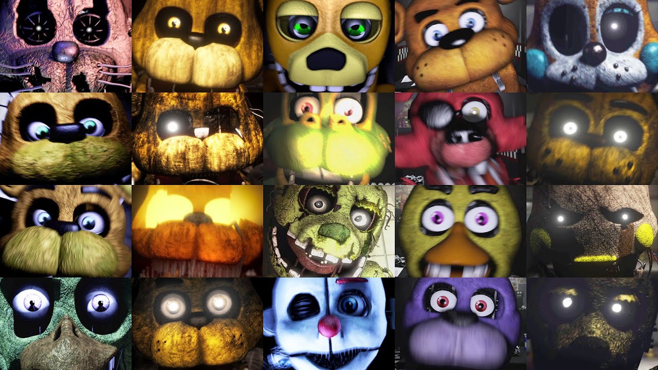 Jumpscares Collection #39 - feat. NNAF, Krusty Krab, Springtrap ...