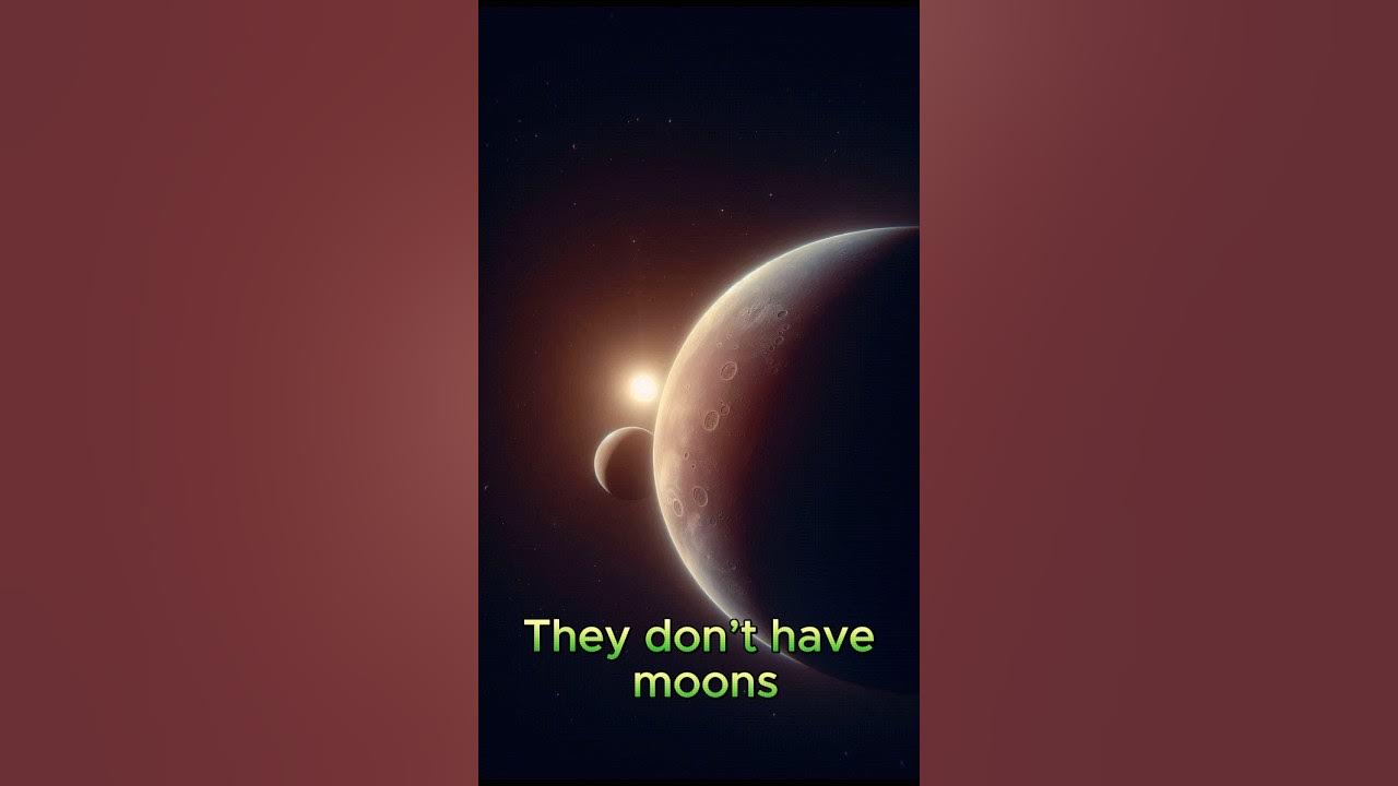 Why Mercury and Venus Have No Moons 🌑 - YouTube