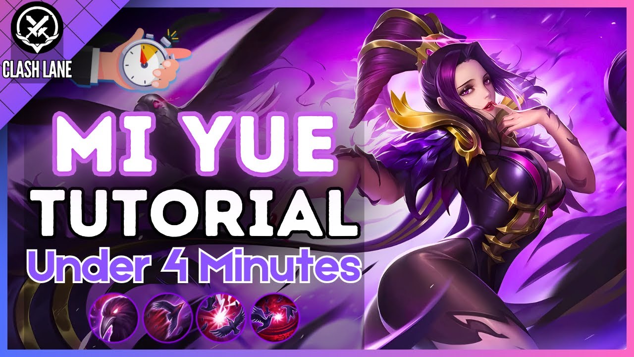 4-Minute Mi Yue Tutorial in Clash Lane || (HoK S8) 2025 - YouTube