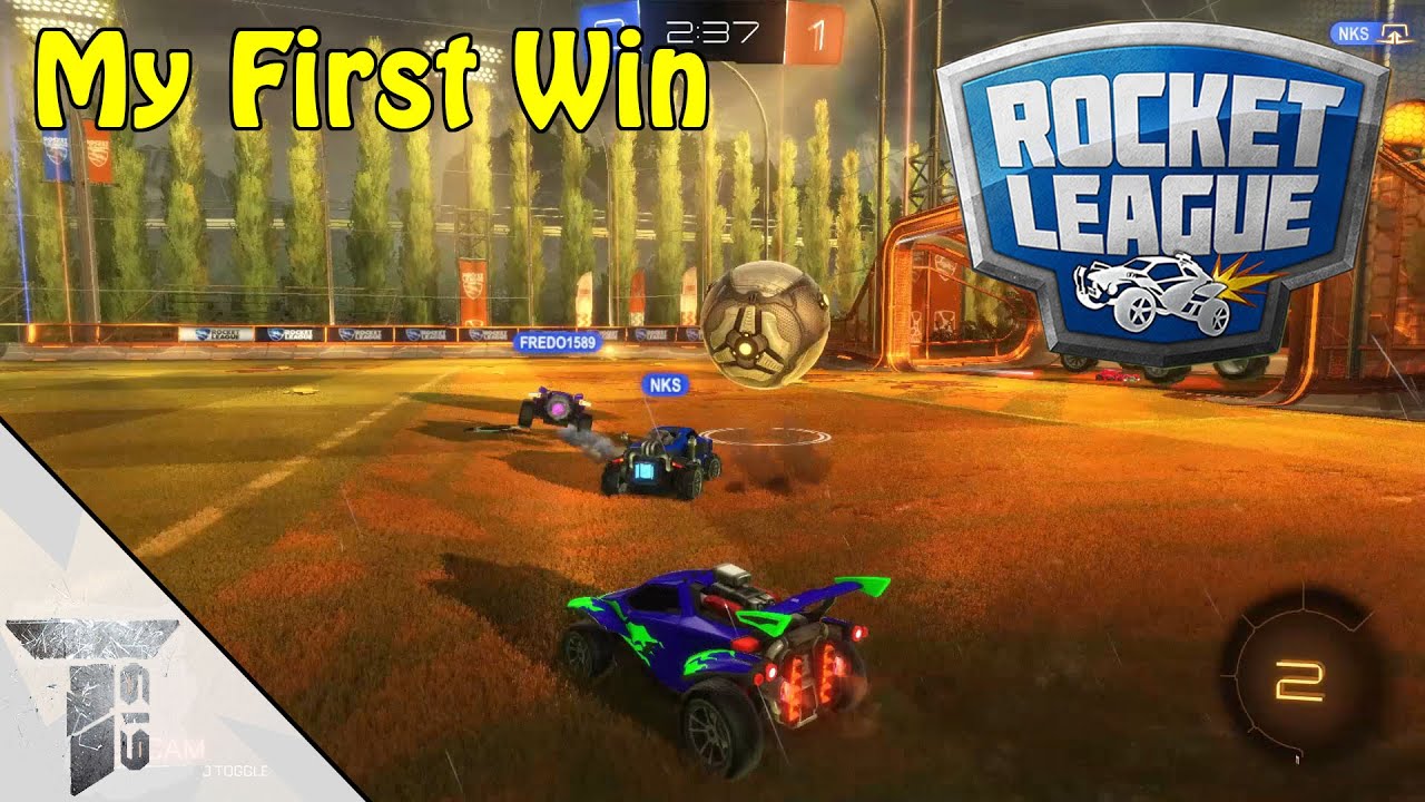 My First Win :) (Rocket League) - YouTube