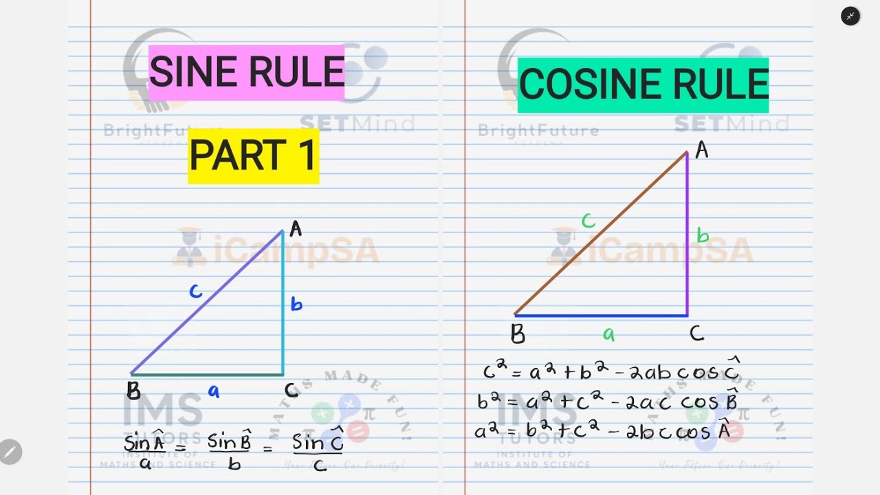 Sine Rule Part 1 | Trigonometry | Geometry | Pythagoras Theorem ...