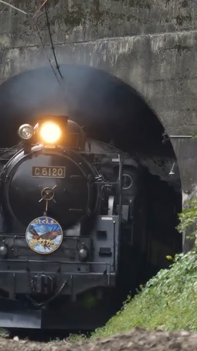 【上越線】上牧〜後閑 C61-20 『SLぐんまみなかみ』小松トンネル飛び出し！！JR East Joetsu line, Kamimoku-Gokan, Komatsu-tunnel ...