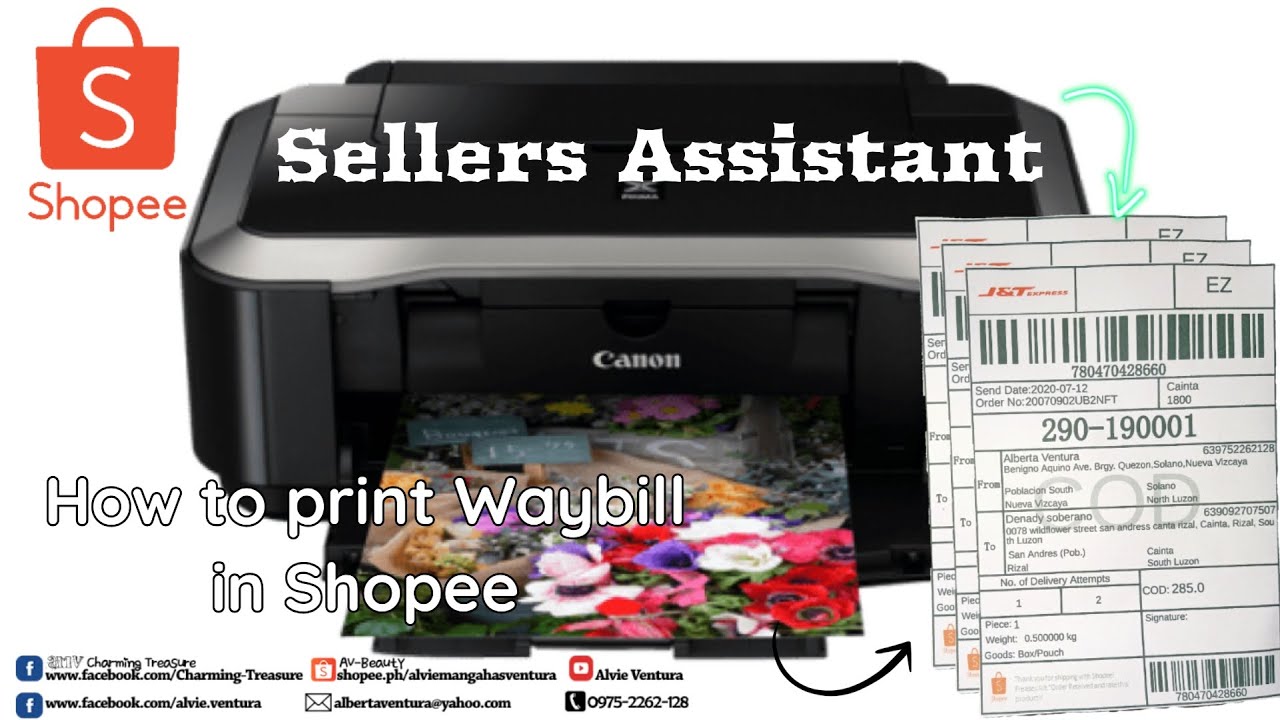 How to Print Waybill In Shopee as Seller - YouTube