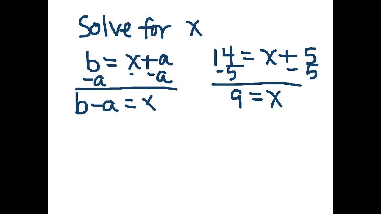 Transforming Formulas - YouTube