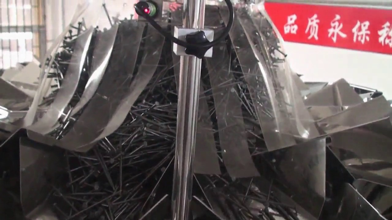nail packing box machine - YouTube
