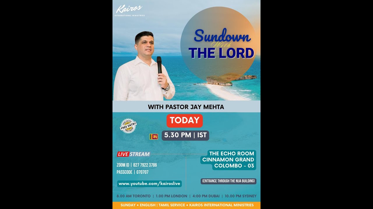 Sons and Daughters of God Part 2 | Sundown with the Lord | Ps Jay Mehta ...