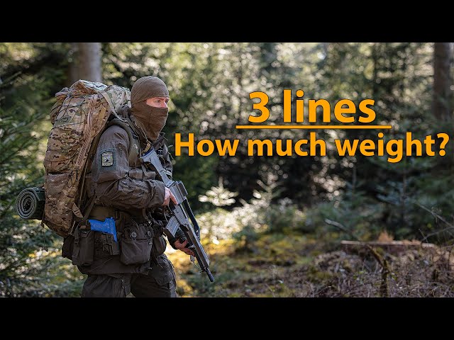 Marine Combat Gear Weight