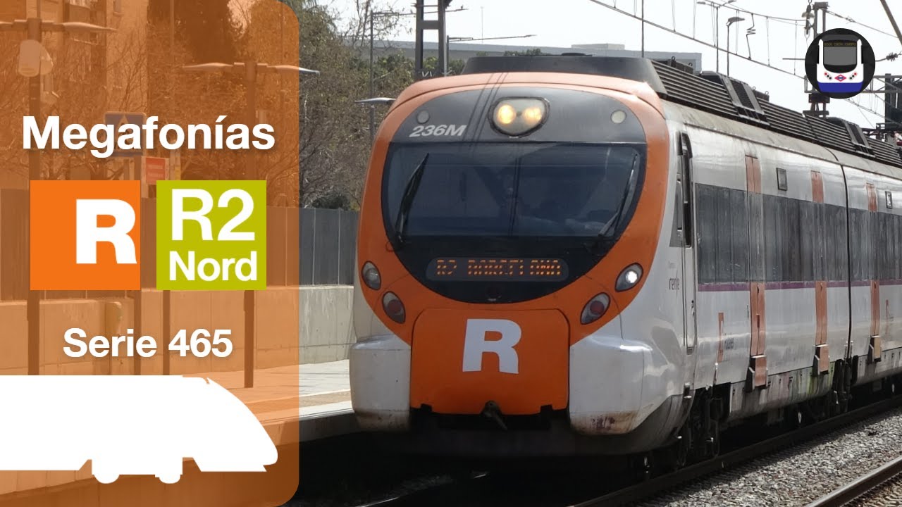 Megafonías de la línea R2 Nord | Aeroport - Granollers Centre - YouTube