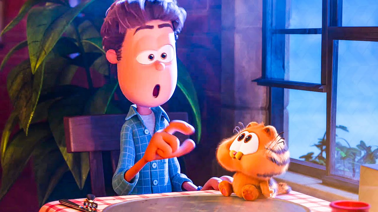 The Garfield Movie Clip - “Baby Garfield Is Very Hungry!” (2024) - YouTube