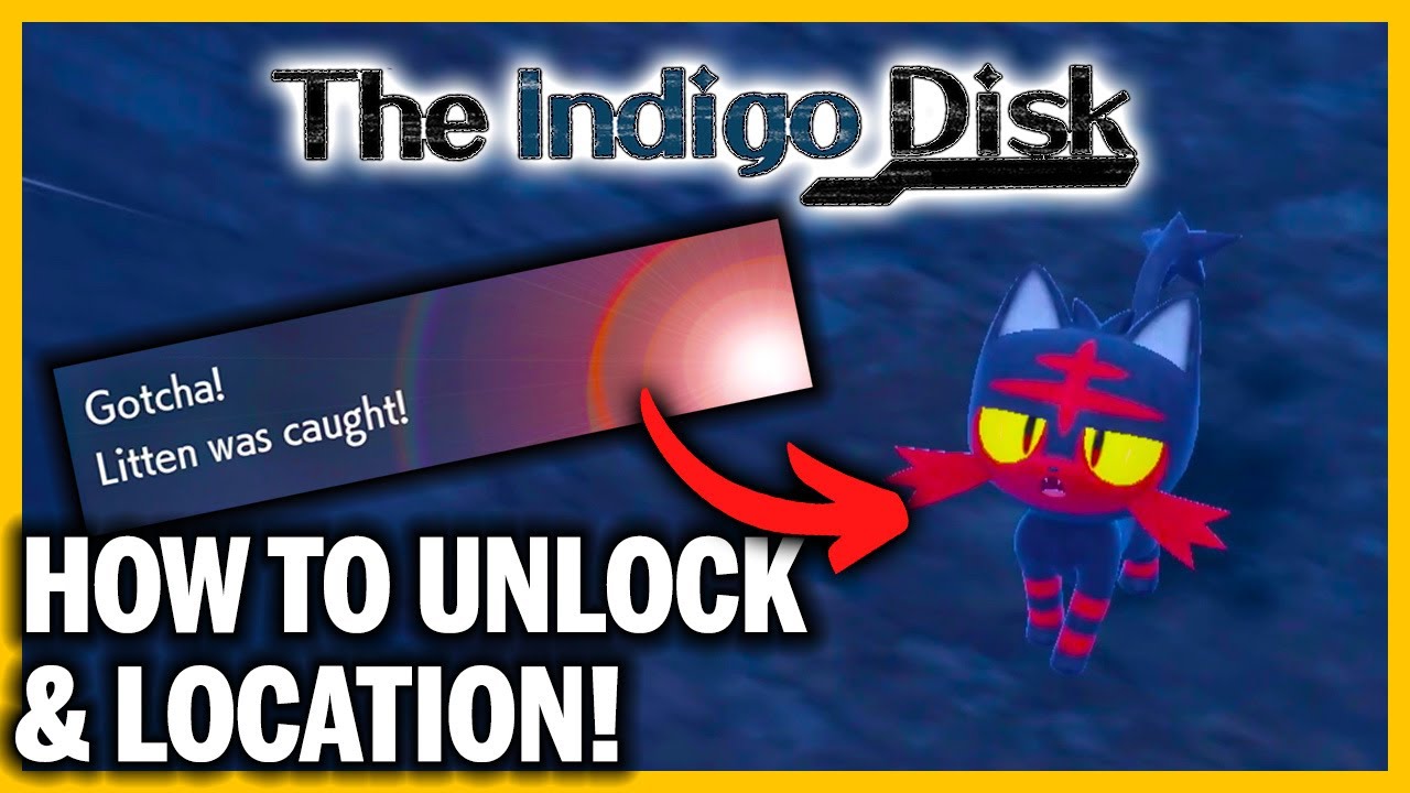 Where to Find Litten in Pokémon SV's Indigo Disk DLC! - YouTube