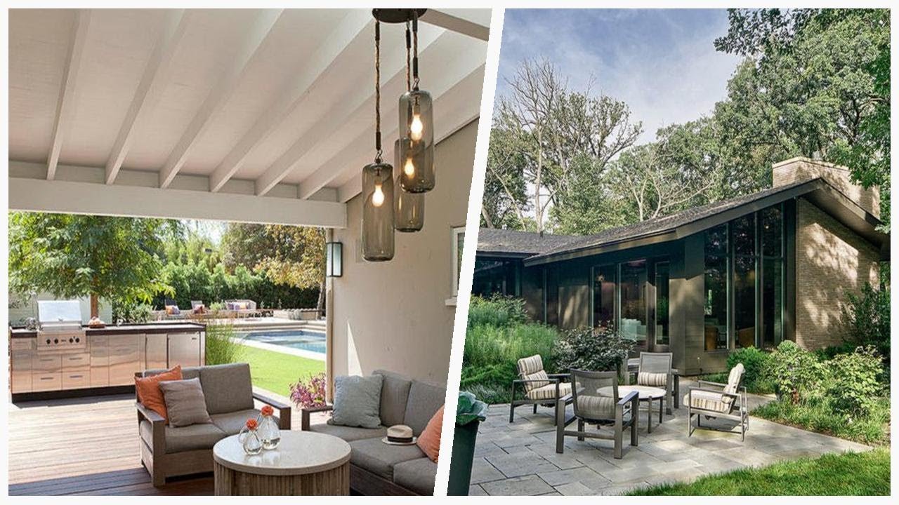 75 Mid-century Modern Patio Design Ideas You'll Love 😊 - YouTube