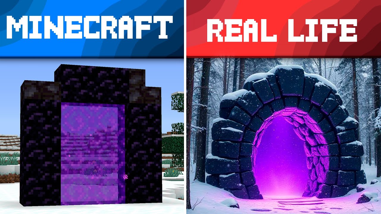 Minecraft in Real Life – You Won’t Believe This Look!! - YouTube
