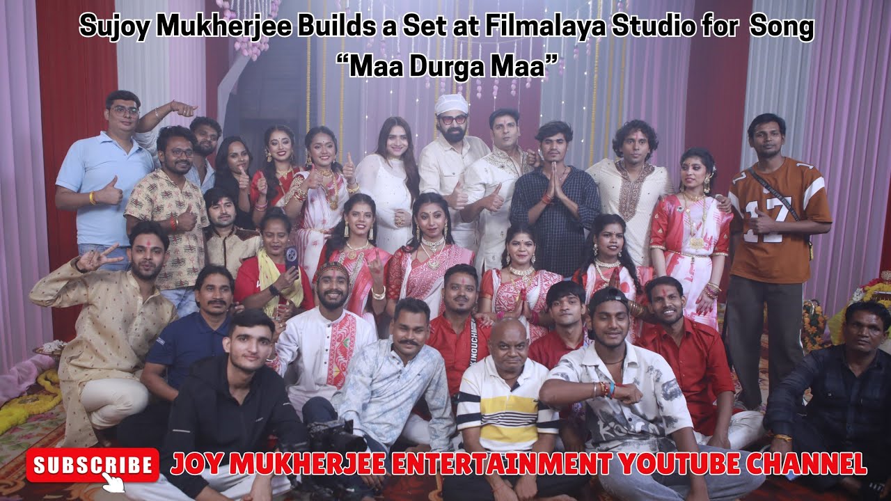 Sujoy Mukherjee Builds a Set at Filmalaya Studio for Song "Maa Durga ...