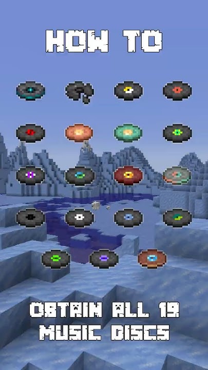 The Ultimate Guide to Collecting All 19 Music Discs in Minecraft - YouTube