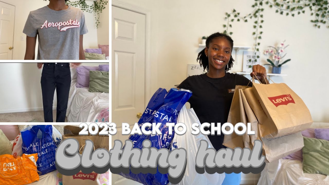 Back to School Try-On Haul 🛍️ - YouTube