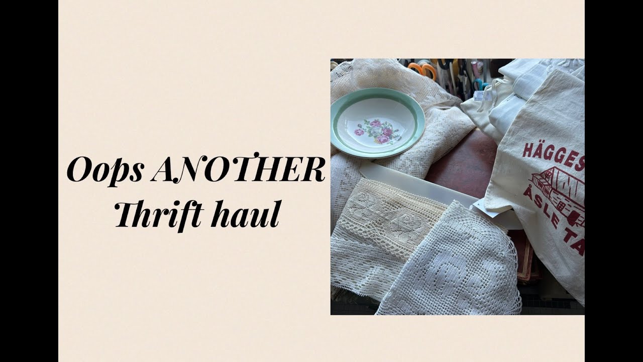 Oops another thrift haul - YouTube