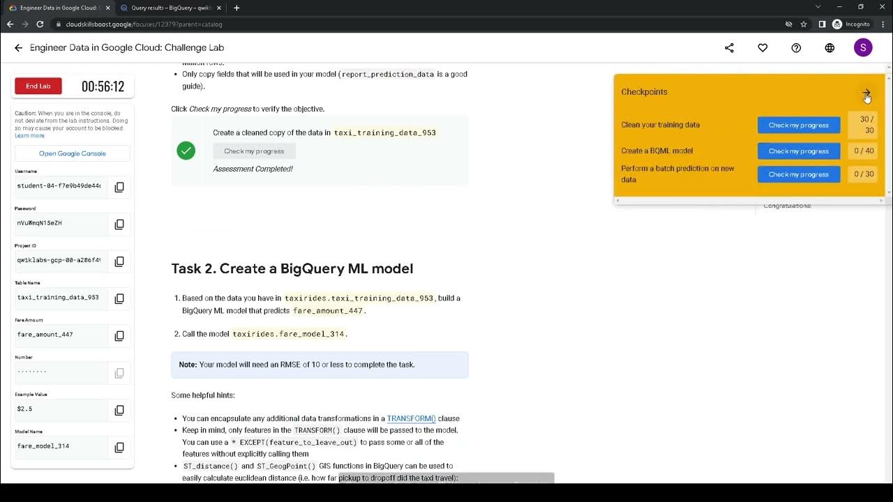 GCP: Engineer Data in Google Cloud: Challenge Lab GSP327 - YouTube
