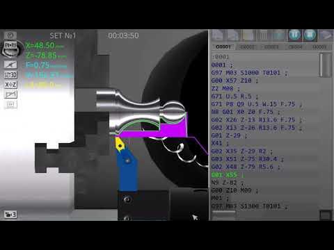 Simulating CNC G-codes. Machining a PAWN. - YouTube