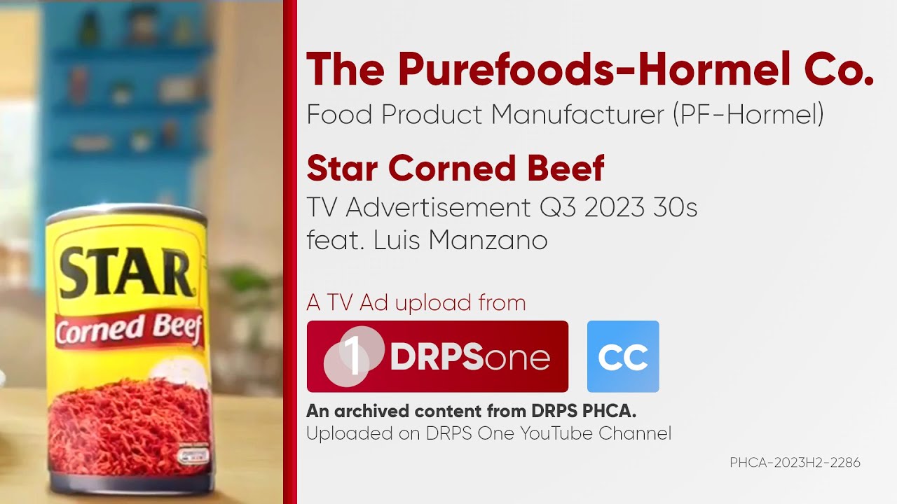 Star Corned Beef TV Ad Q3 2023 30s with Luis Manzano (Philippines) [CC] - YouTube