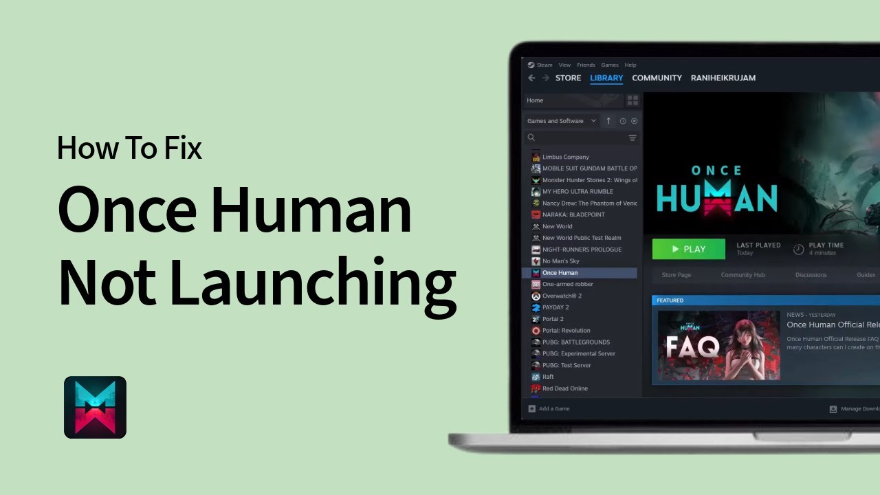 How to Fix Once Human Not Launching on PC - YouTube
