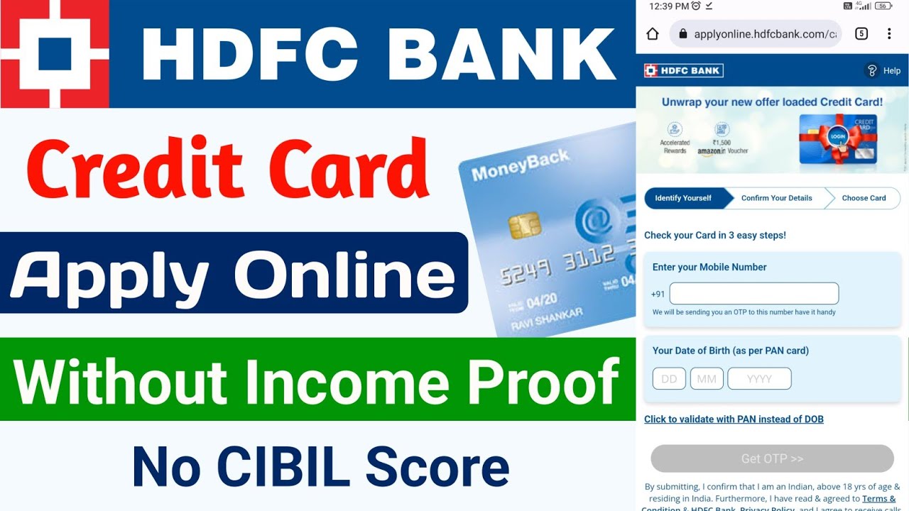 How to Apply HDFC Bank Credit Card Online || HDFC Bank Credit Card ke ...