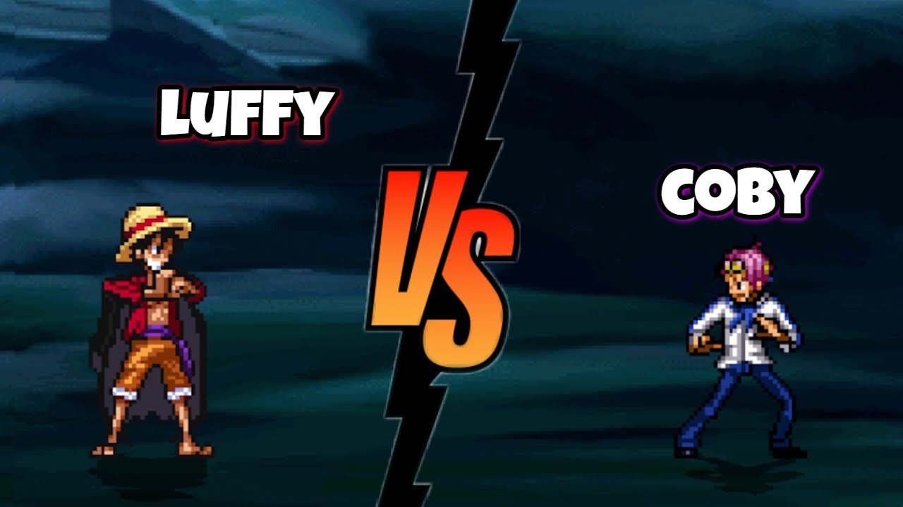Luffy Vs Coby one piece fights / mugen - YouTube