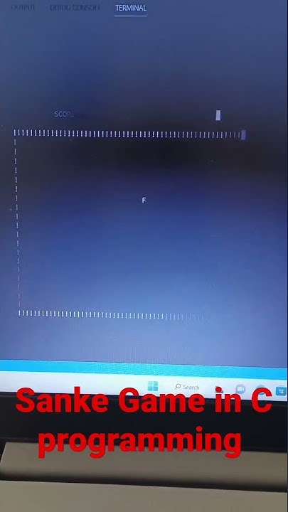 Snake Game in C programming 😀😀#codinglife #cprogrammingvideo #adityaallgameshow #shorts #vscode ...