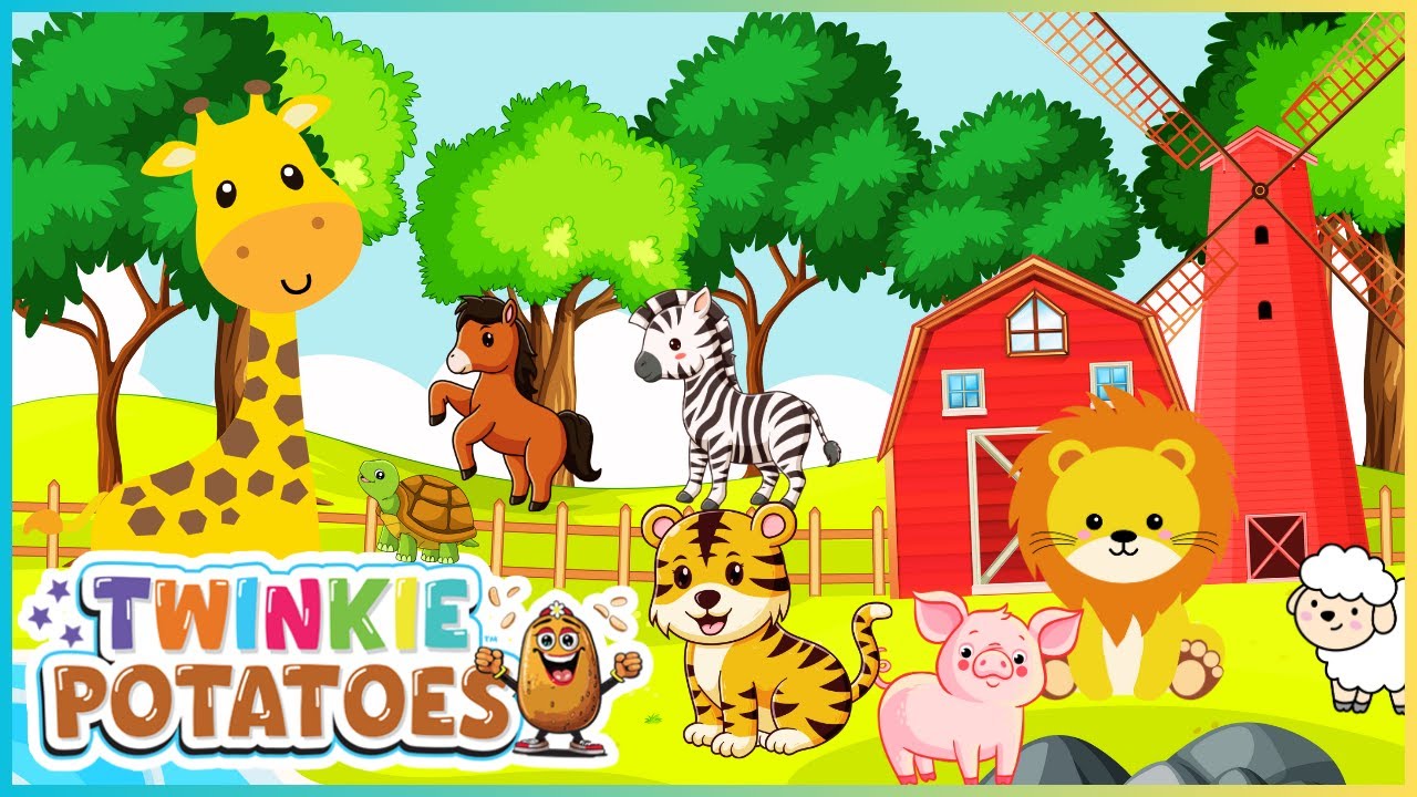 Learn Farm Animals and Sounds for Kids | Zoo Animals Sea Animals + More ...