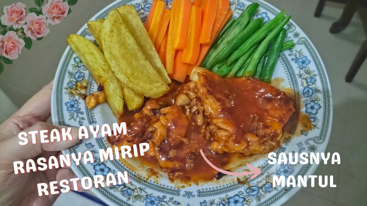 Cara Membuat Steak Ayam Rasanya Mirip Restoran Mantul Youtube