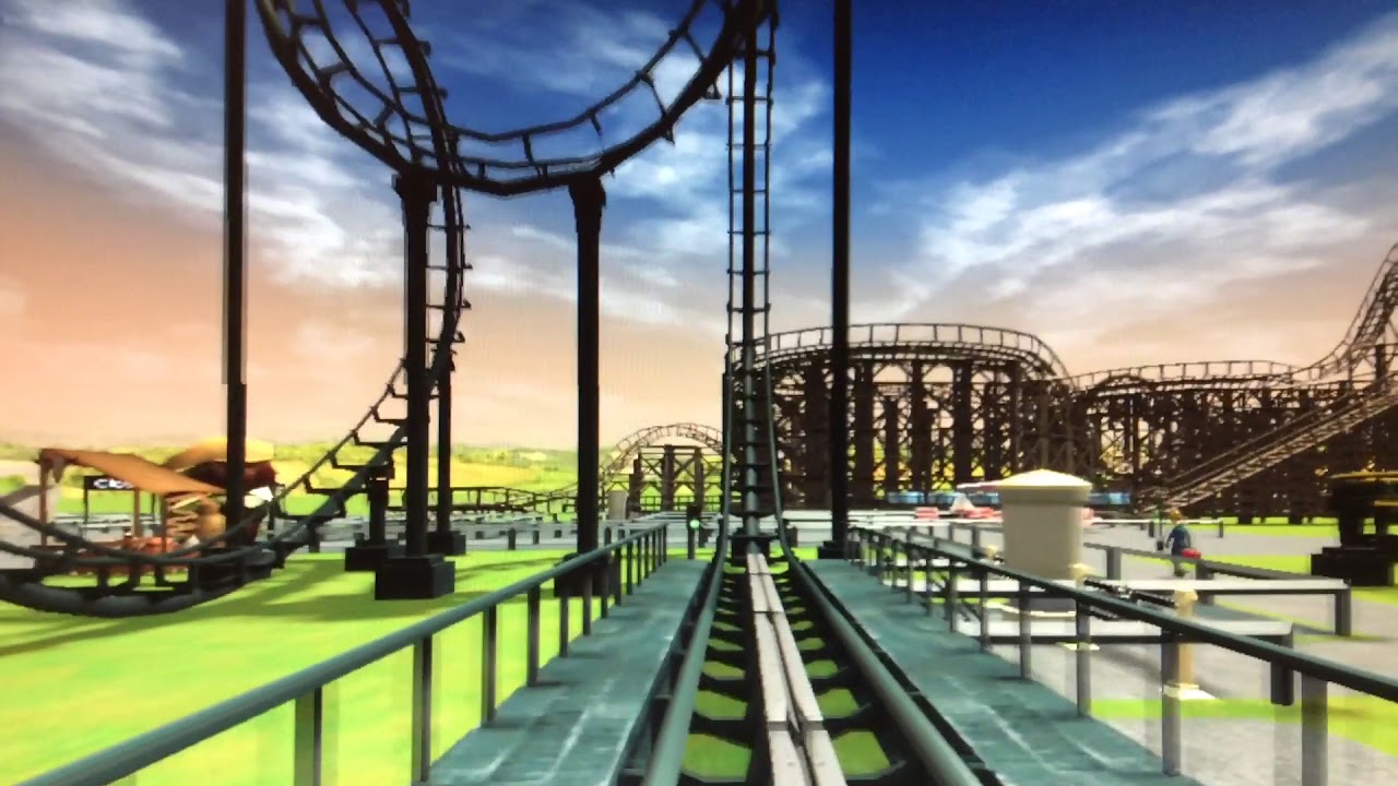 Vekoma Boomerang in rct3 (Hershey's Sidewinder, Knott's Berry Farm's ...