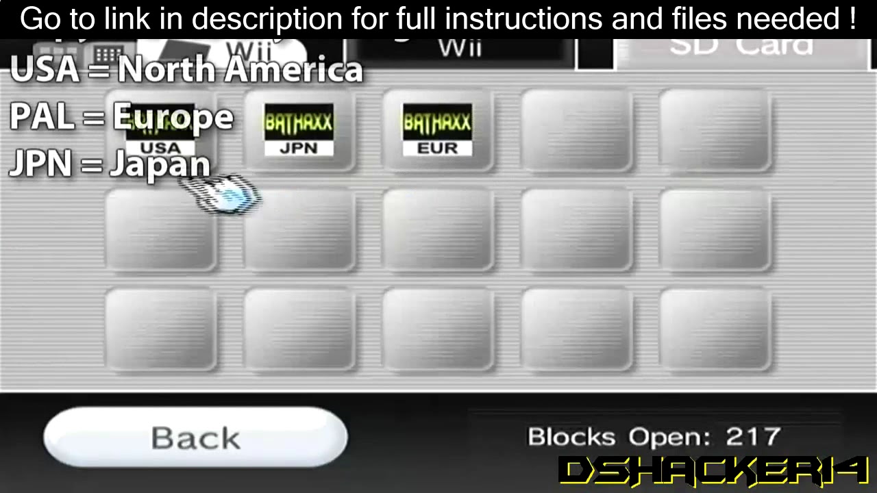 How to Hack ANY Wii Using BatHaxx [Easy, Best Tutorial] Simple way to ...