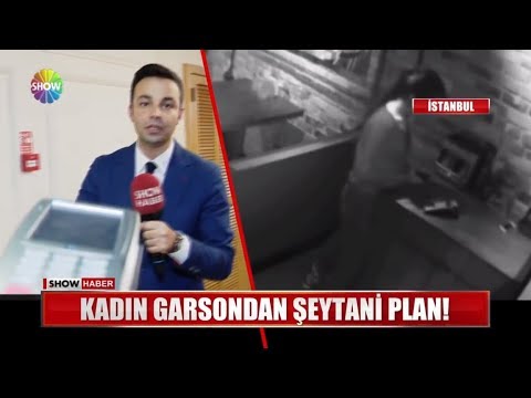 Kadın garsondan şeytani plan!