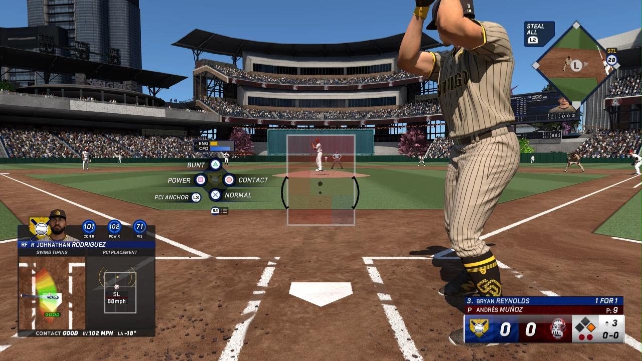 MLB The Show 24/ 4 Home runs in a row - YouTube