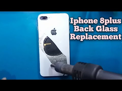 Iphone 8 Plus Back Glass Replacement #phonefixing - YouTube