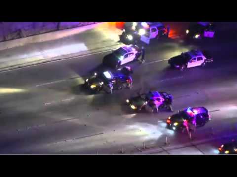 Standoff on the 91 Freeway at Green River - YouTube