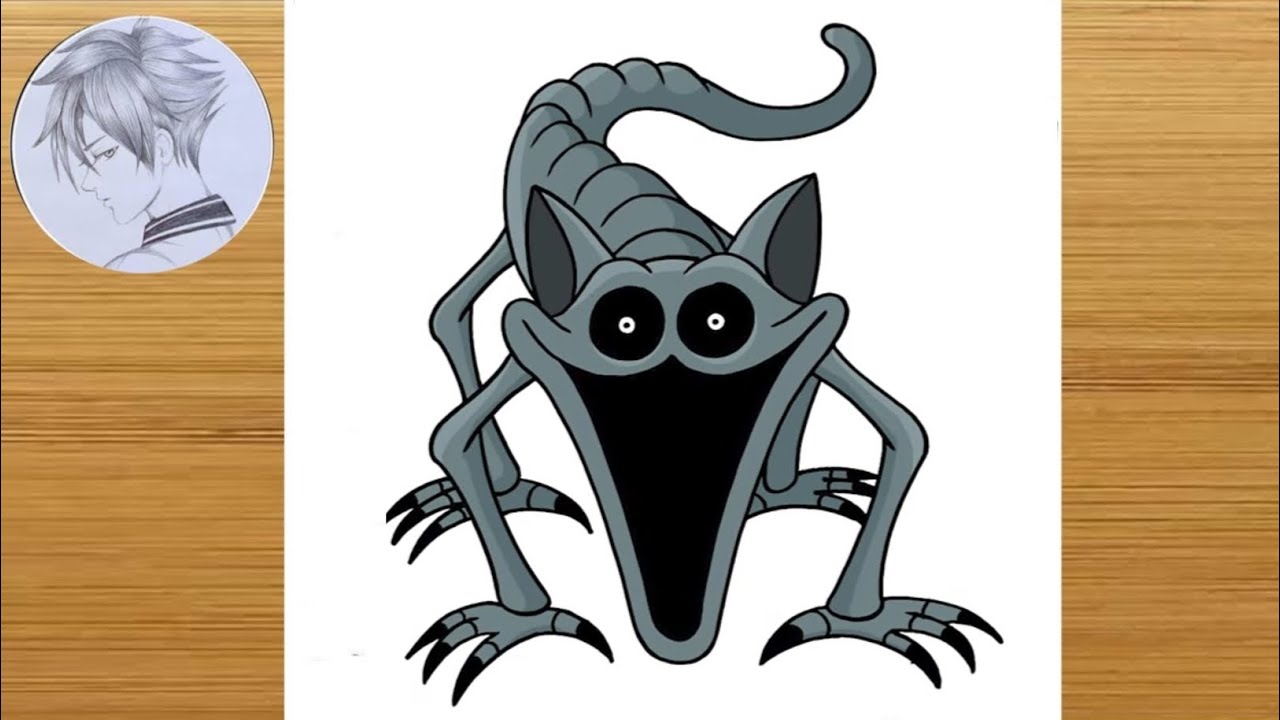 How to draw Hostile CatNap l POPPY PLAYTIME l Easy step by step l All ...