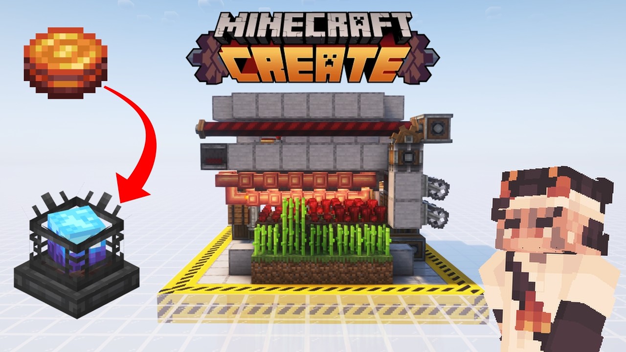 BLAZE CAKE Farm!! | Create Mod Block-by-Block TUTORIAL - YouTube