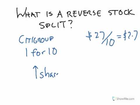 What is a reverse stock split? - YouTube