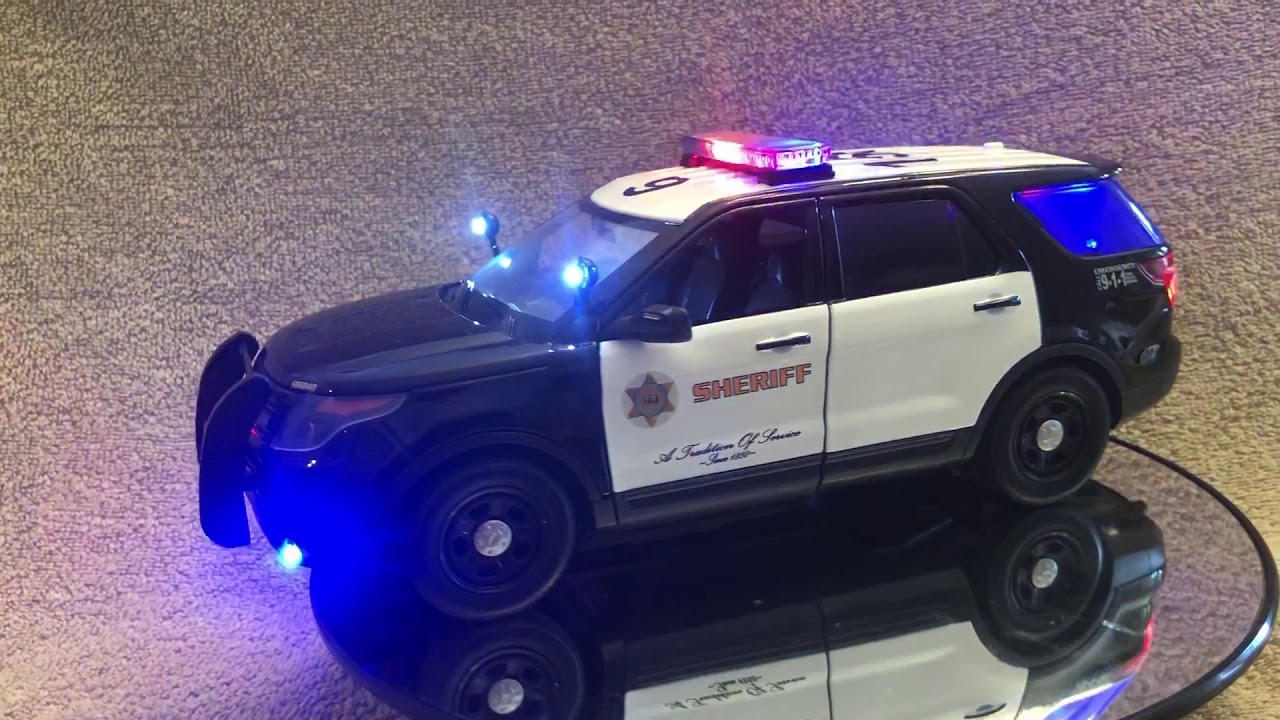 Diecast 18 scale La Sheriff Ford Explorer Model car with working lights ...