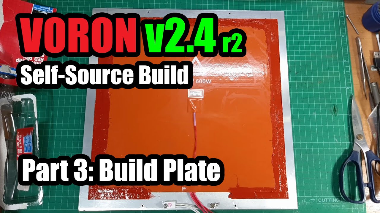 Voron v2.4r2 3D Printer Build | Part 3: Z Build Plate - YouTube