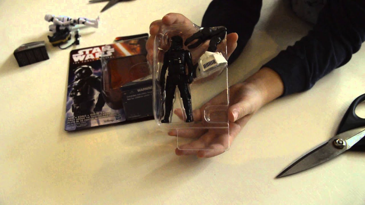 How to open a STAR WARS 7 ACTION FIGURE TOY without damaging the box ...