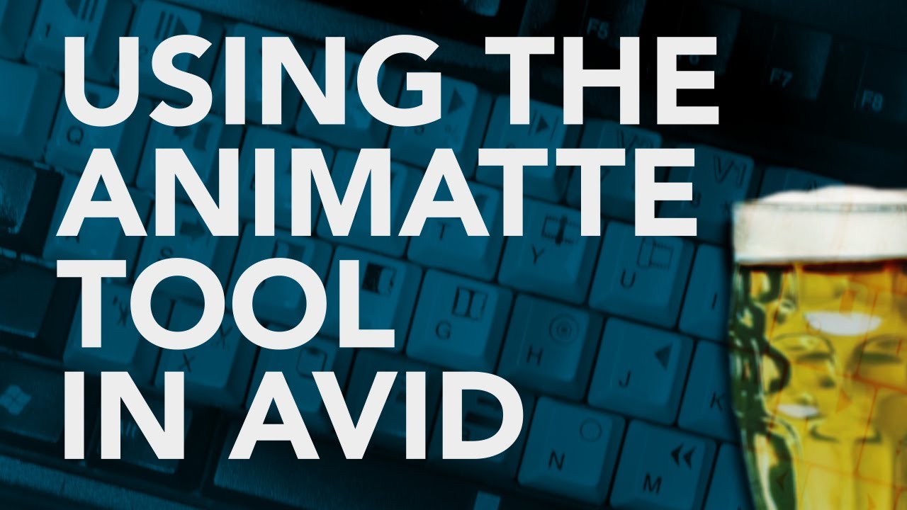 How To Use The Animatte Tool In AVID - YouTube
