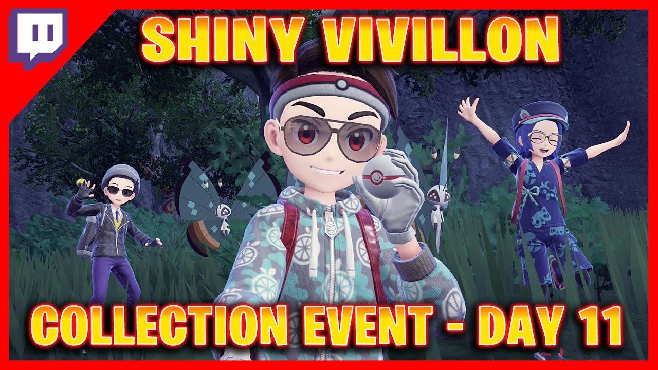 [#207] - Shiny Vivillon Collection Event - Day 11 (Jungle Form) - YouTube